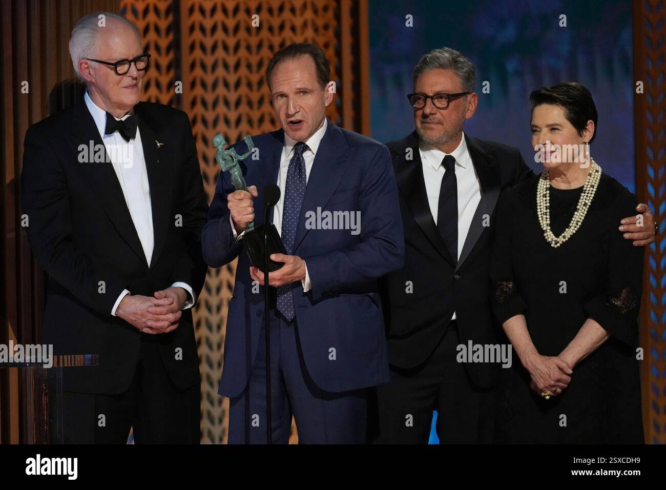 John Lithgow, from left, Ralph Fiennes, Sergio Castellitto, and ...