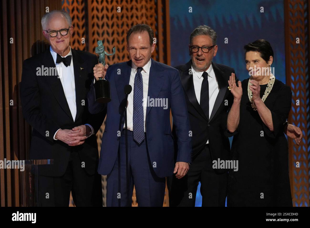 John Lithgow, from left, Ralph Fiennes, Sergio Castellitto, and ...