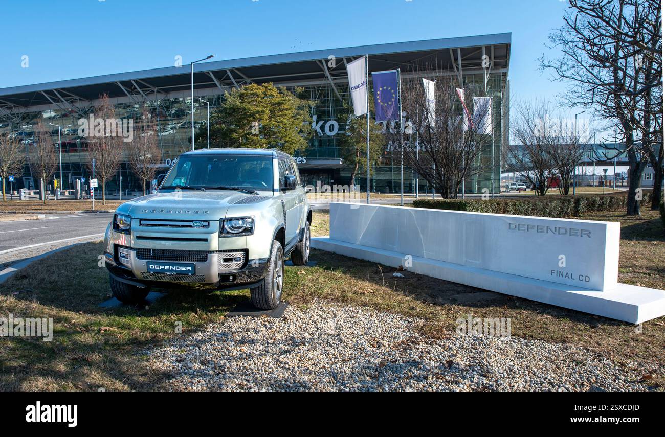 Bratislava, Slovakia - February, 22, 2025 : New Land Rover Defender Car ...