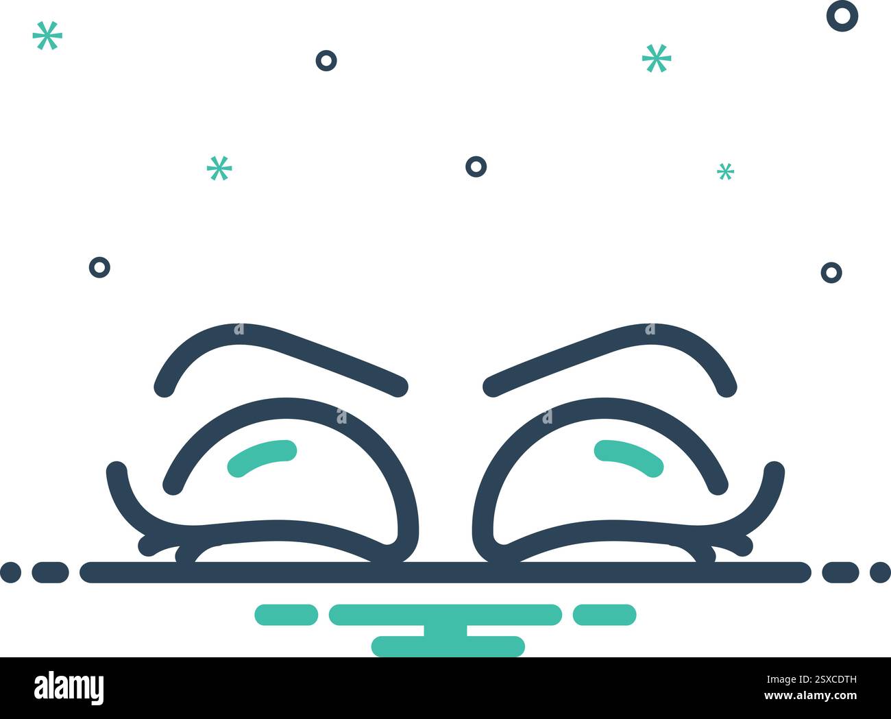Icon for closed eye, eye Stock Vector Image & Art - Alamy