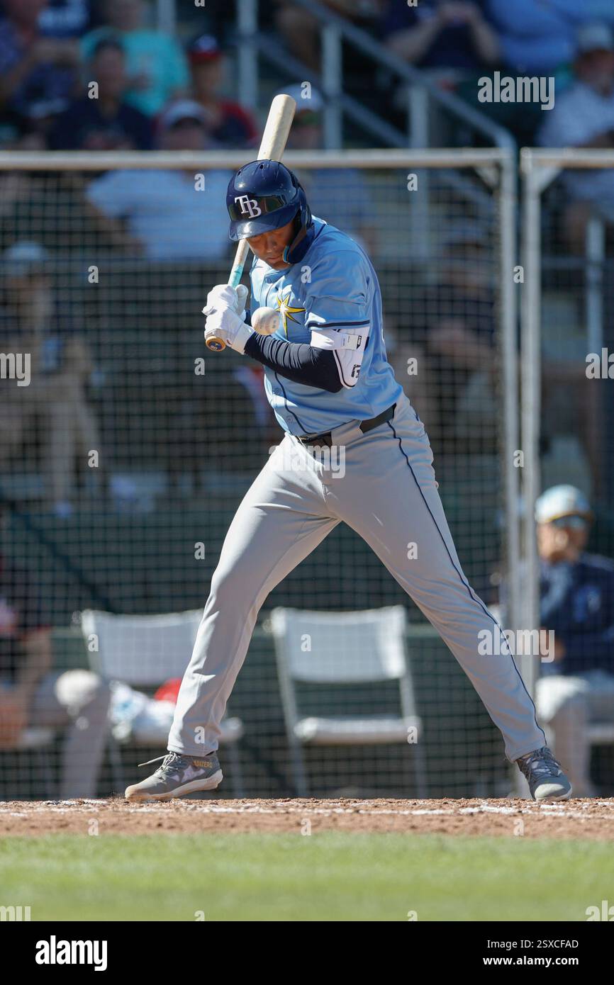 North Port, USA. 23rd Feb, 2025. North Port, FL USA; Tampa Bay Rays ...