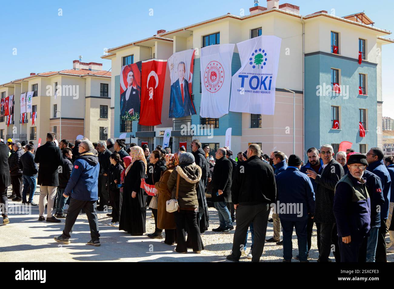 February 21, 2025: Gaziantep, Turkiye. 21 February 2025. A ceremony is ...