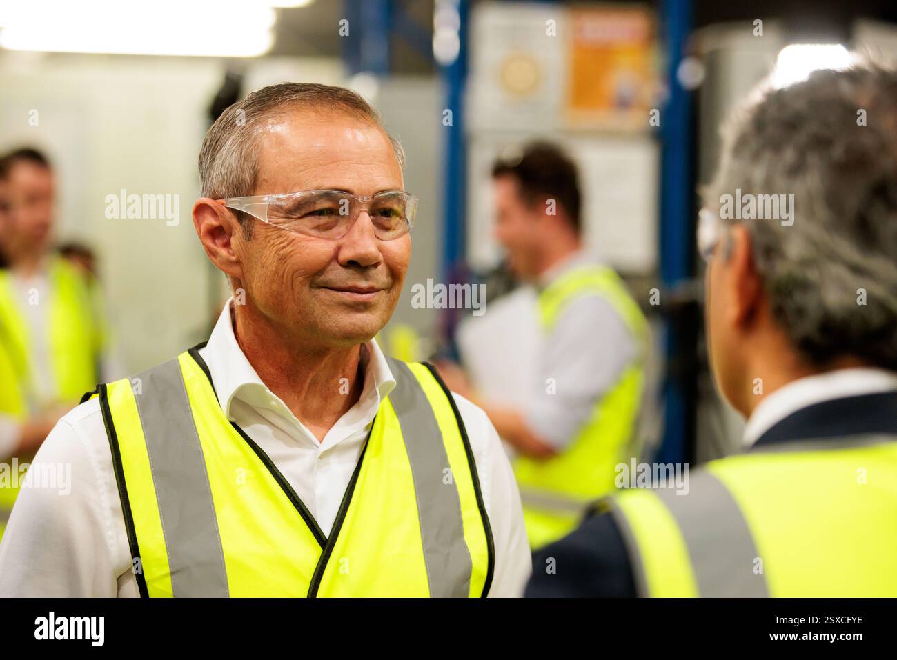 Western Australia Premier, Roger Cook is seen during a visit to ...