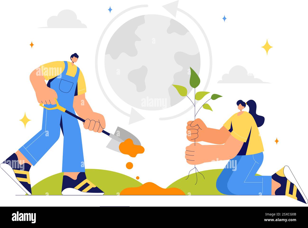 Industry reuse restoration Stock Vector Images - Alamy