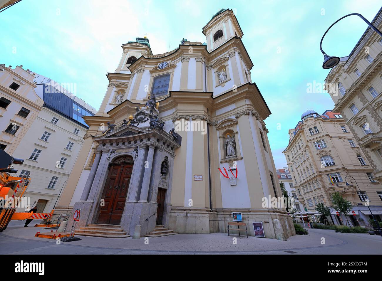 St. Peter's Catholic Church (Peterskirche), a 18th-century church in ...