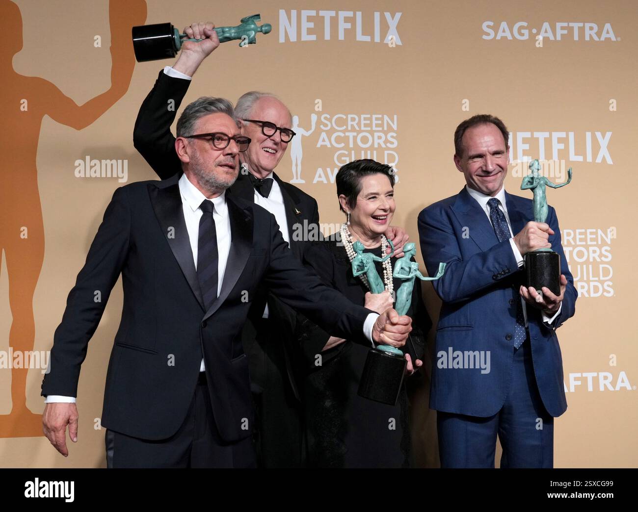 Sergio Castellitto, from left, John Lithgow, Isabella Rossellini, and ...