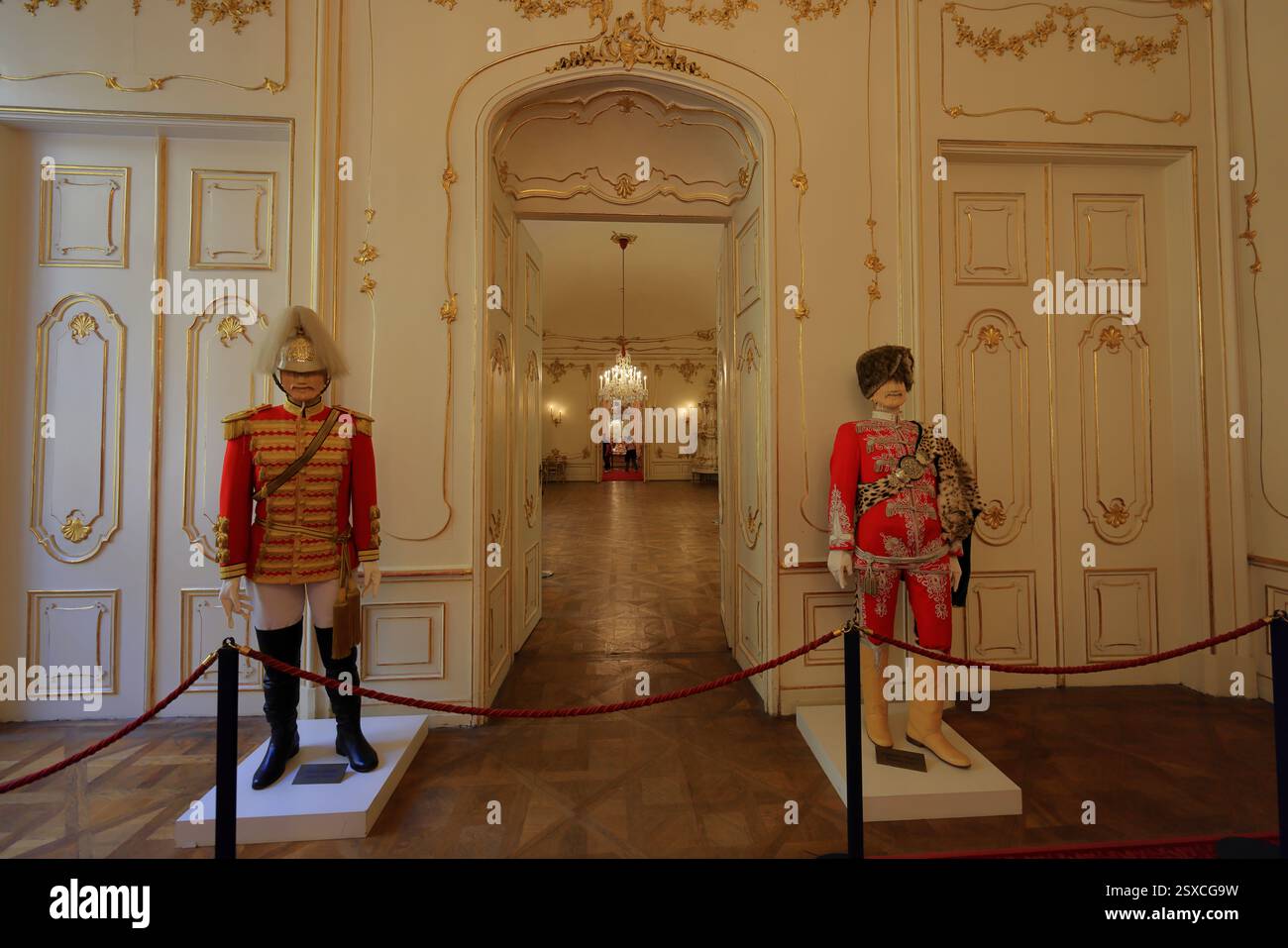 Schonbrunn Palace (Schloss Schonbrunn), a summer palace with rococo ...