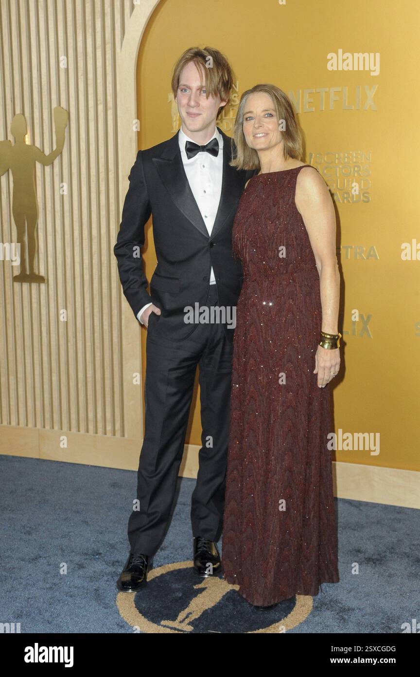 Charlie Foster, Jodie Foster at arrivals for The 31st Annual Screen ...