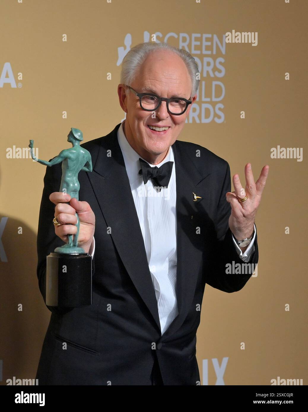 Los Angeles, United States. 23rd Feb, 2025. John Lithgow, winner of ...