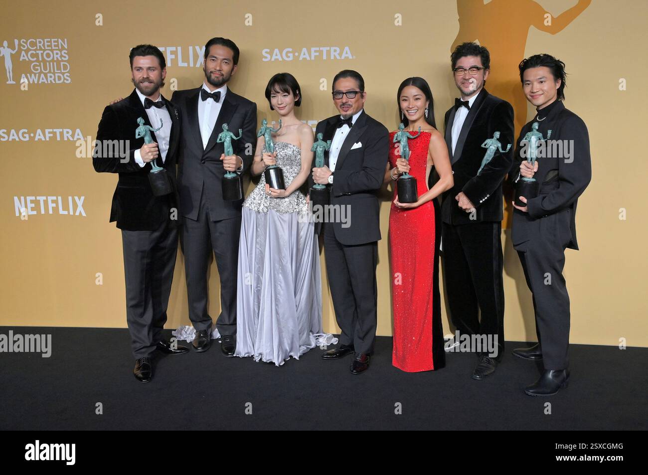 Los Angeles, United States. 23rd Feb, 2025. (L-R) Tommy Bastow ...