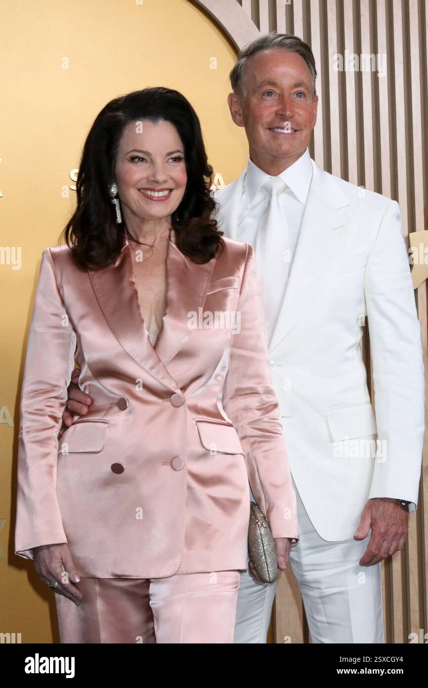 Los Angeles, USA. 23, February, 2025. Pictured left to right, Fran ...