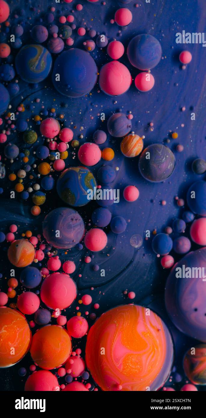 Paint blob ink dissolving oil hi-res stock photography and images - Alamy