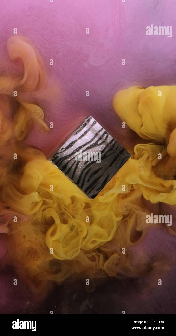 Water paint cube zebra pattern hi-res stock photography and images - Alamy