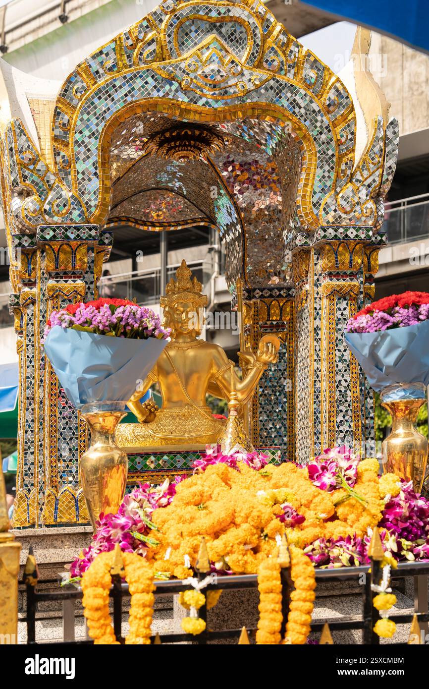 The Erawan Shrine (known as the Phra Phrom Shrine) is a famous ...