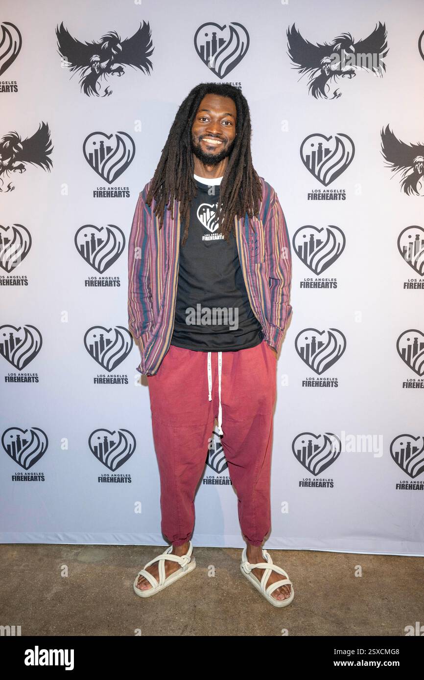 DJ Seth Smith attends the LA FIREHEARTS BENEFIT partnered with the ...