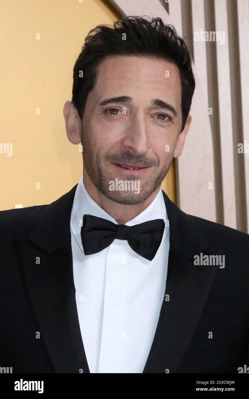 Ca. 23rd Feb, 2025. Adrien Brody at arrivals for The 31st Annual Screen ...