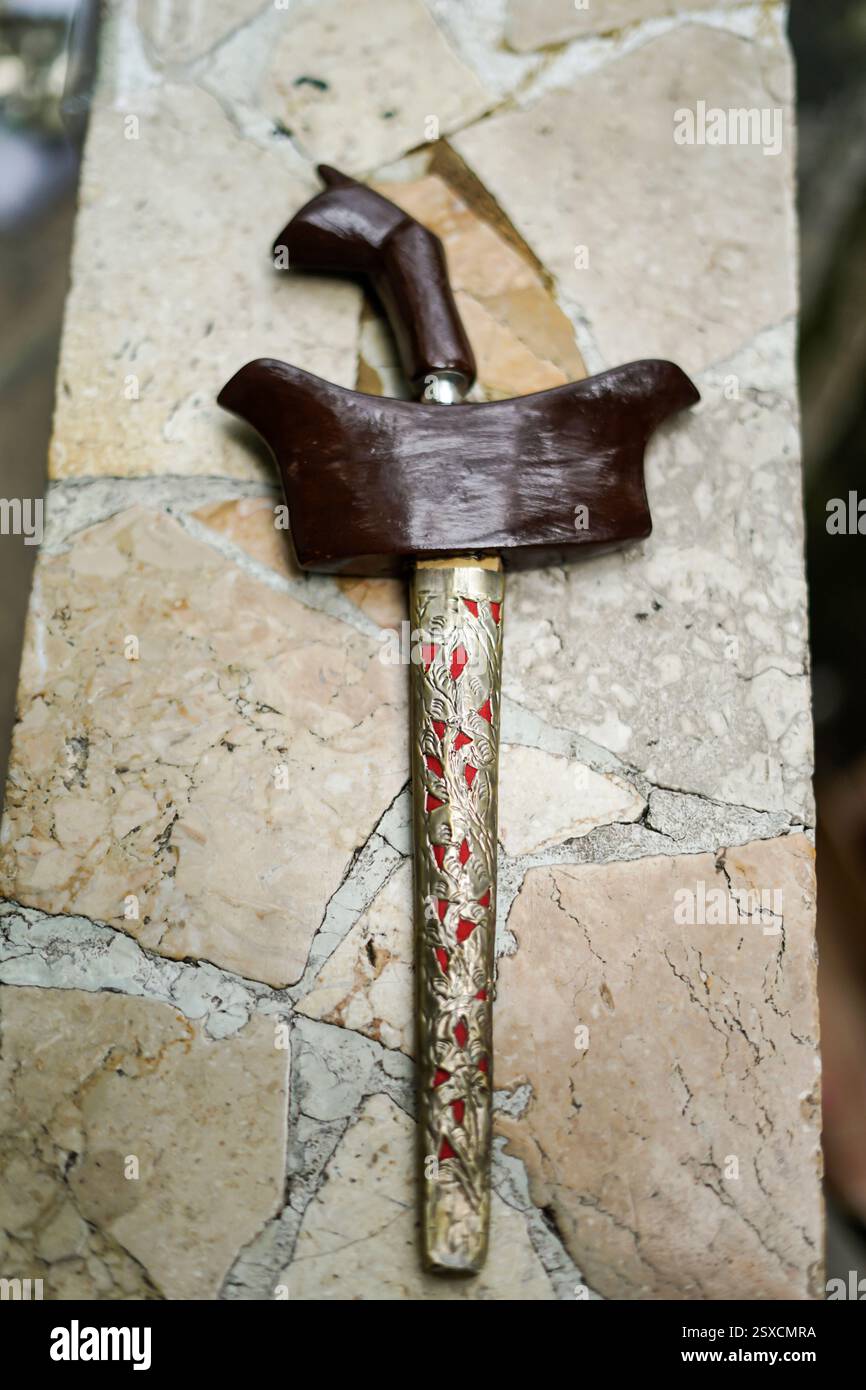 Traditional Indonesian weapons are called keris Stock Photo - Alamy