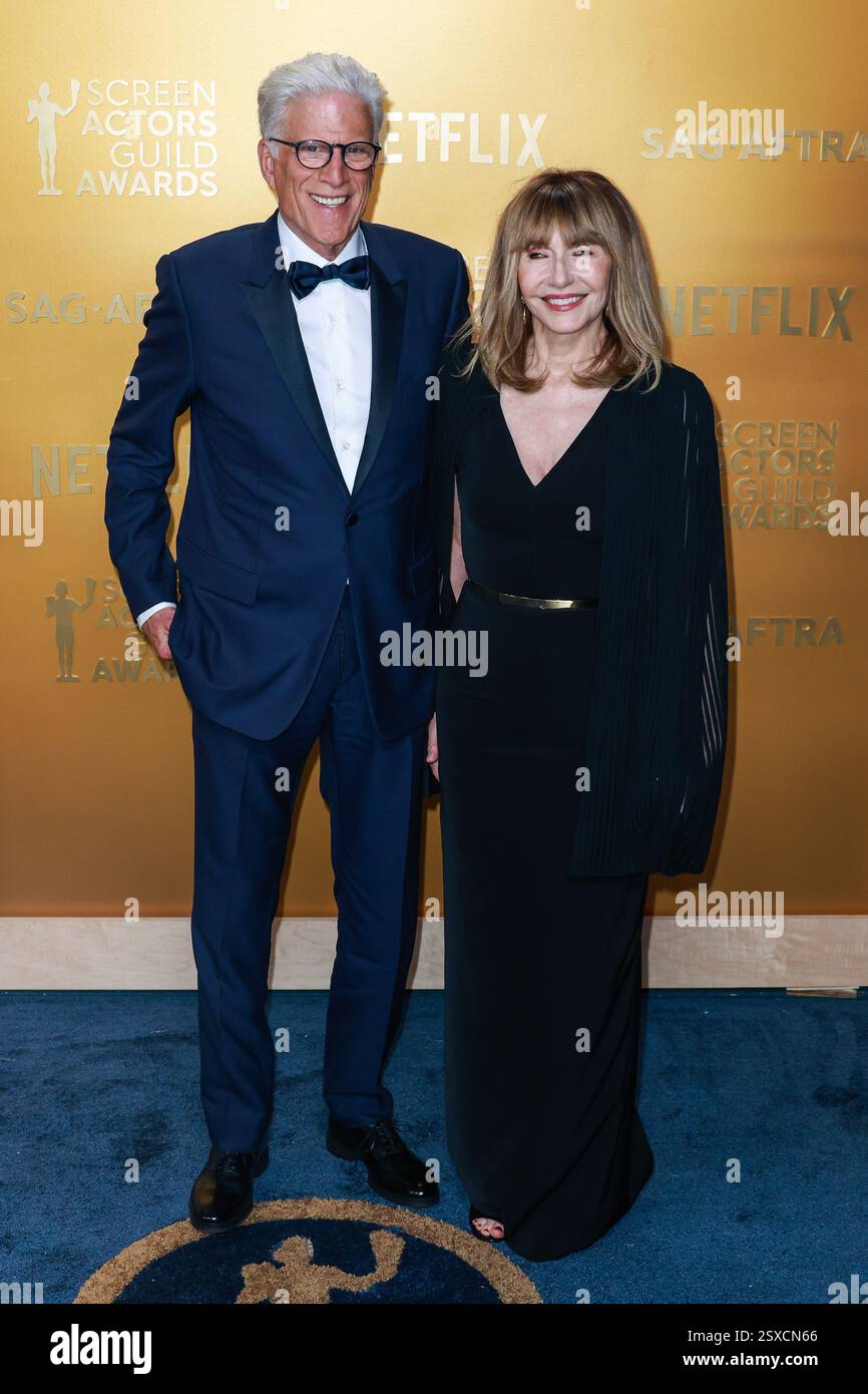 Los Angeles, USA. 23rd Feb, 2025. Ted Danson and Mary Steenburgen ...