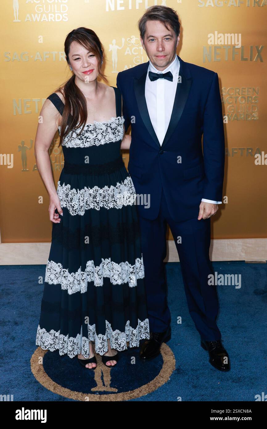 Samantha Quan and Sean Baker walking on the red carpet at the 31st Annual Screen Actors Guild ...
