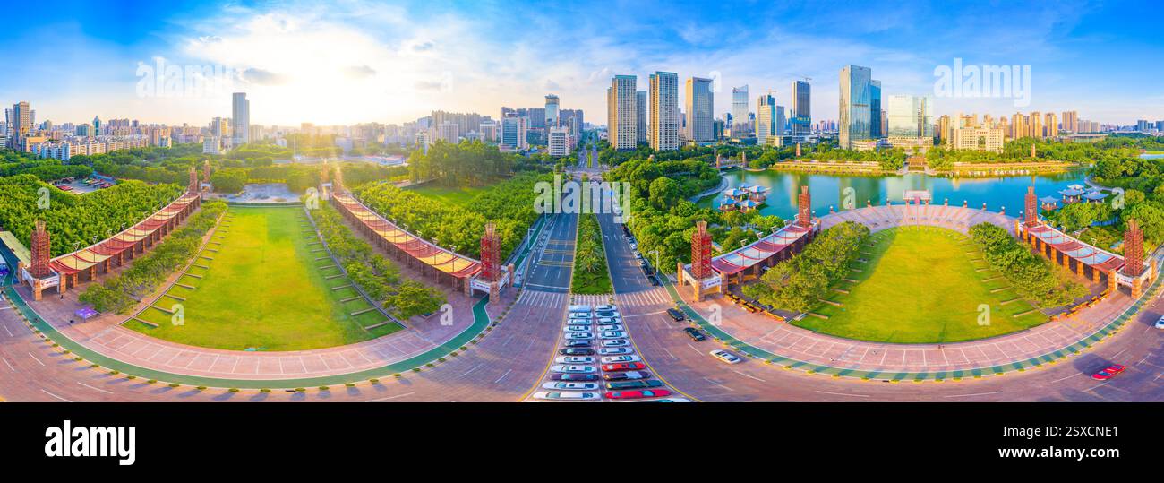 Qiandeng Lake Park, Foshan City, Guangdong Province, China Stock Photo ...