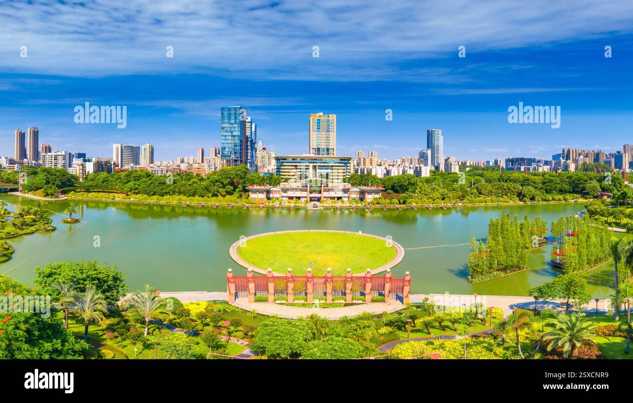 Qiandeng Lake Park, Foshan City, Guangdong Province, China Stock Photo ...