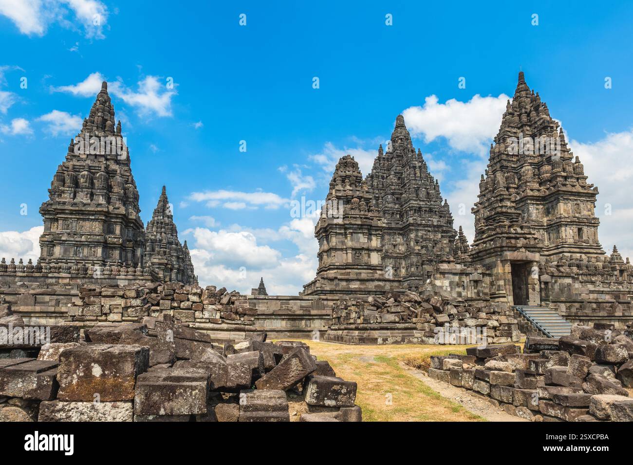 Prambanan, a Hindu temple compound in Yogyakarta, southern Java ...