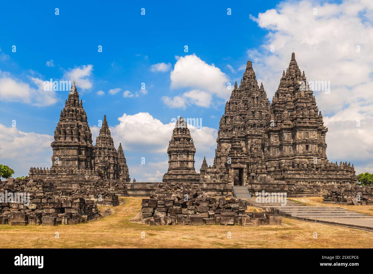 Prambanan, a Hindu temple compound in Yogyakarta, southern Java ...