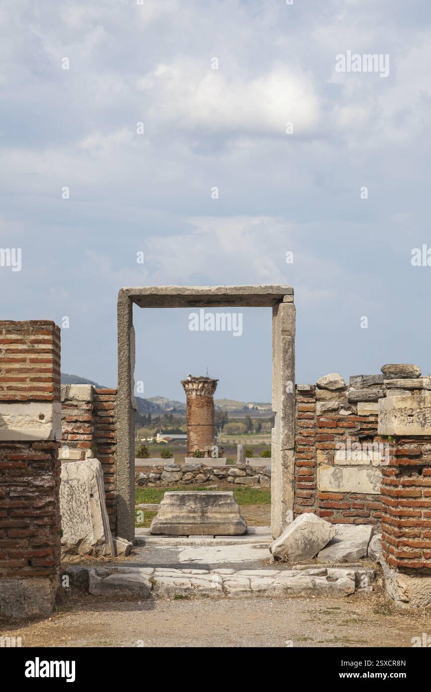 Ruins of St John's Church on Ayasoluk Hill, early Christian basilica in ...