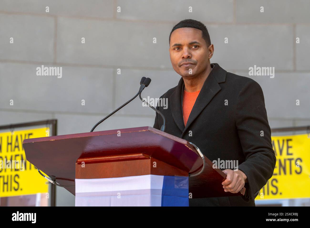 New York, United States. 23rd Feb, 2025. NEW YORK, NEW YORK - FEBRUARY ...