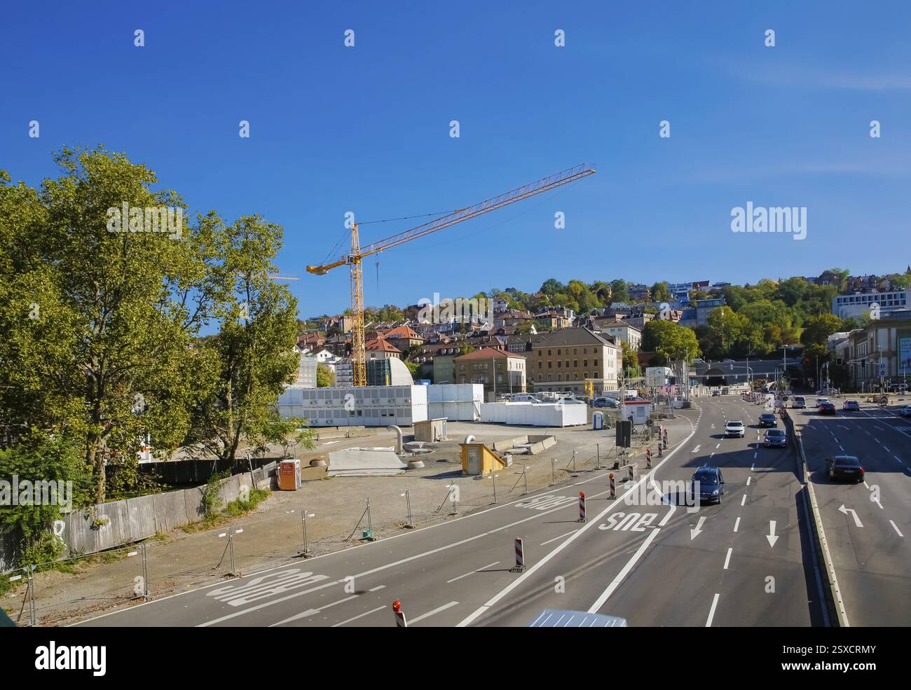Stuttgart 21, construction site, construction work, controversial ...