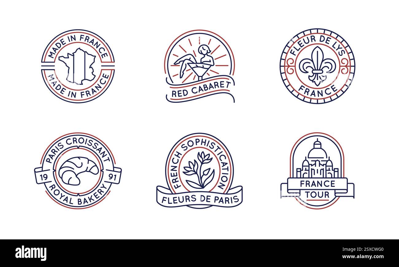 Paris 6 Stock Vector Images - Alamy