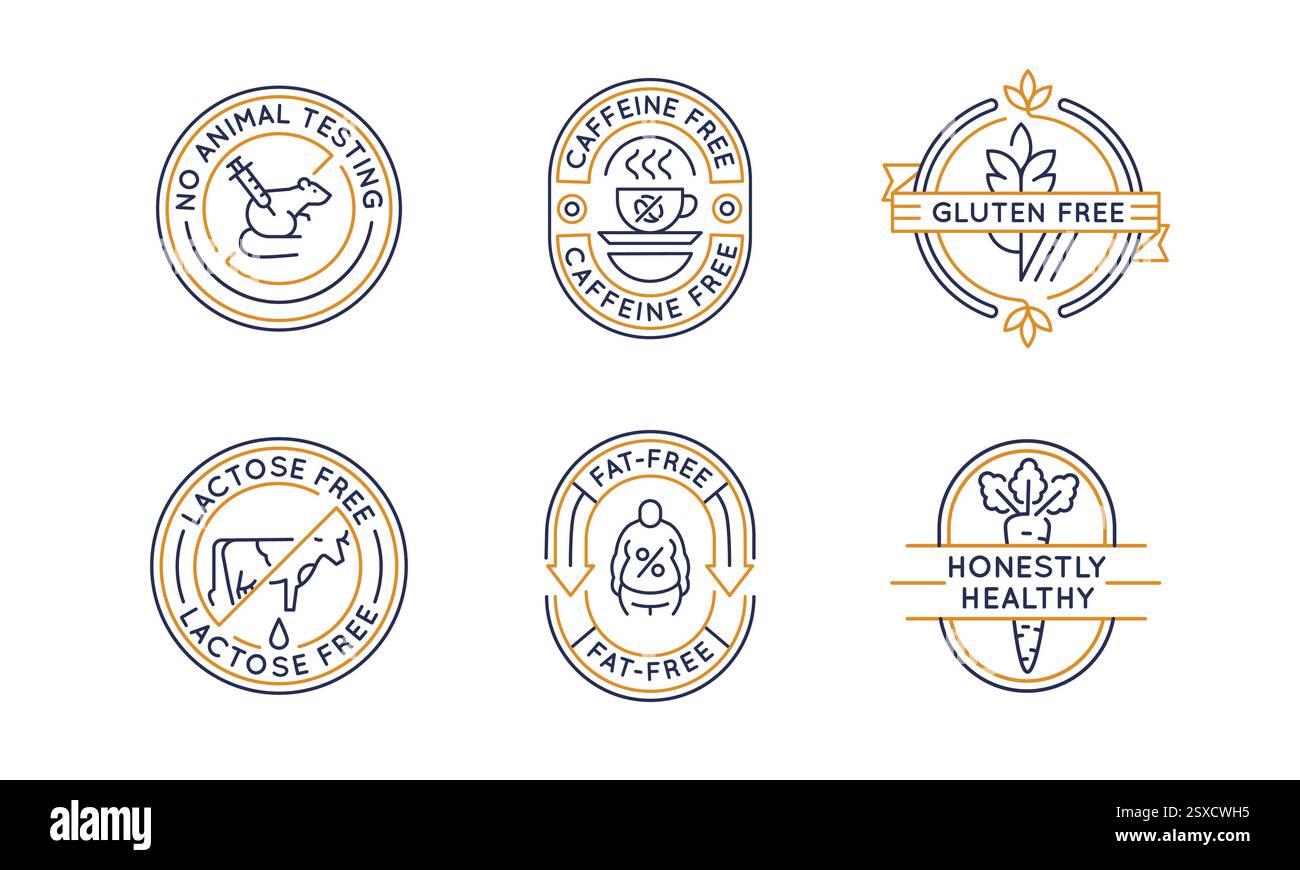 Set of 6 Product Logo Icons Stock Vector Image & Art - Alamy