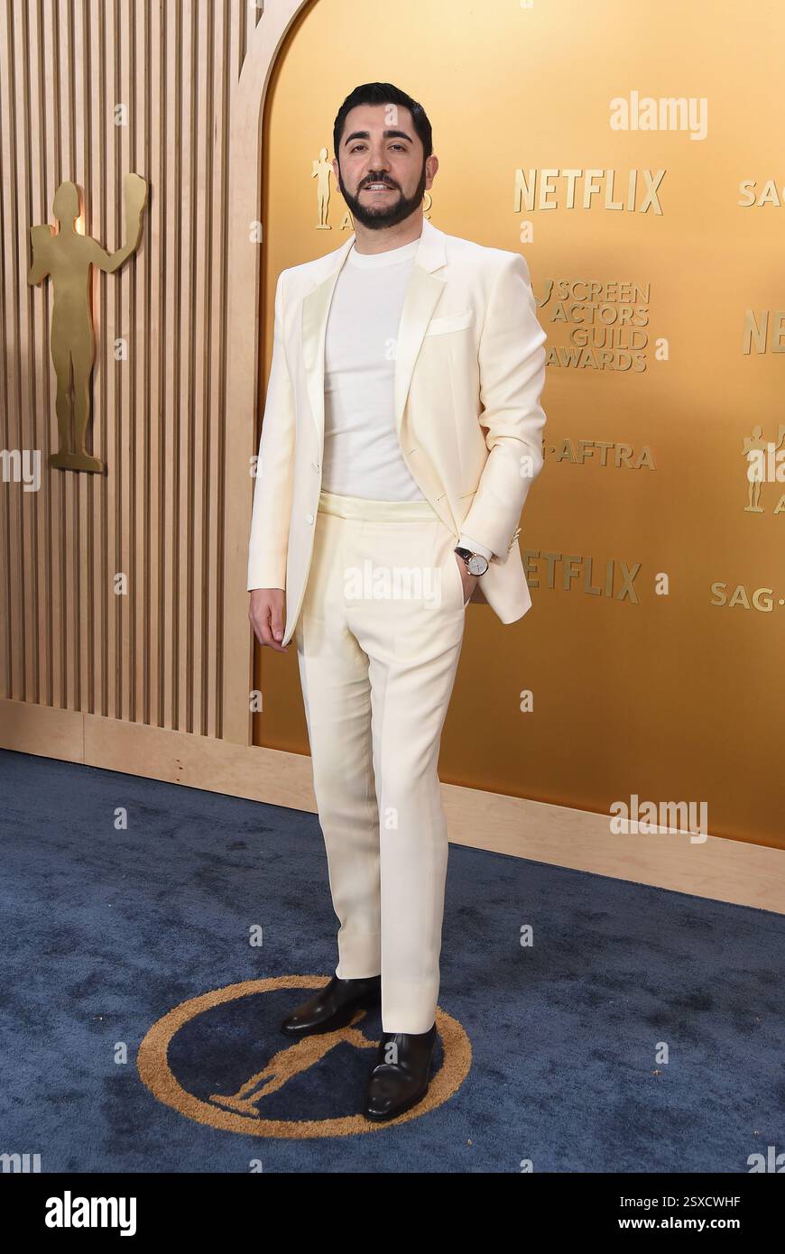 Vache Tovmasyan arriving to the 31st Screen Actors Awards held at the ...