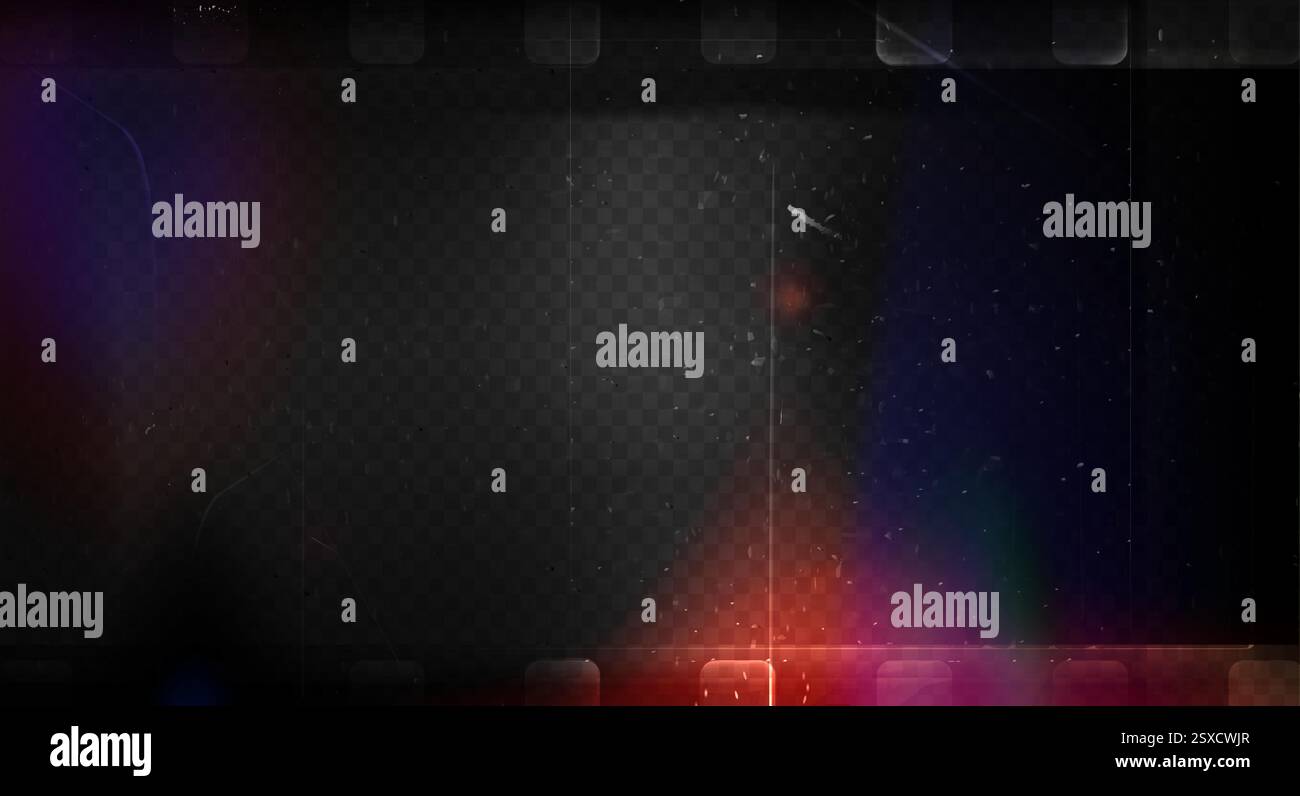 Dark grainy texture overlay with scratches and dust particles. Vintage ...