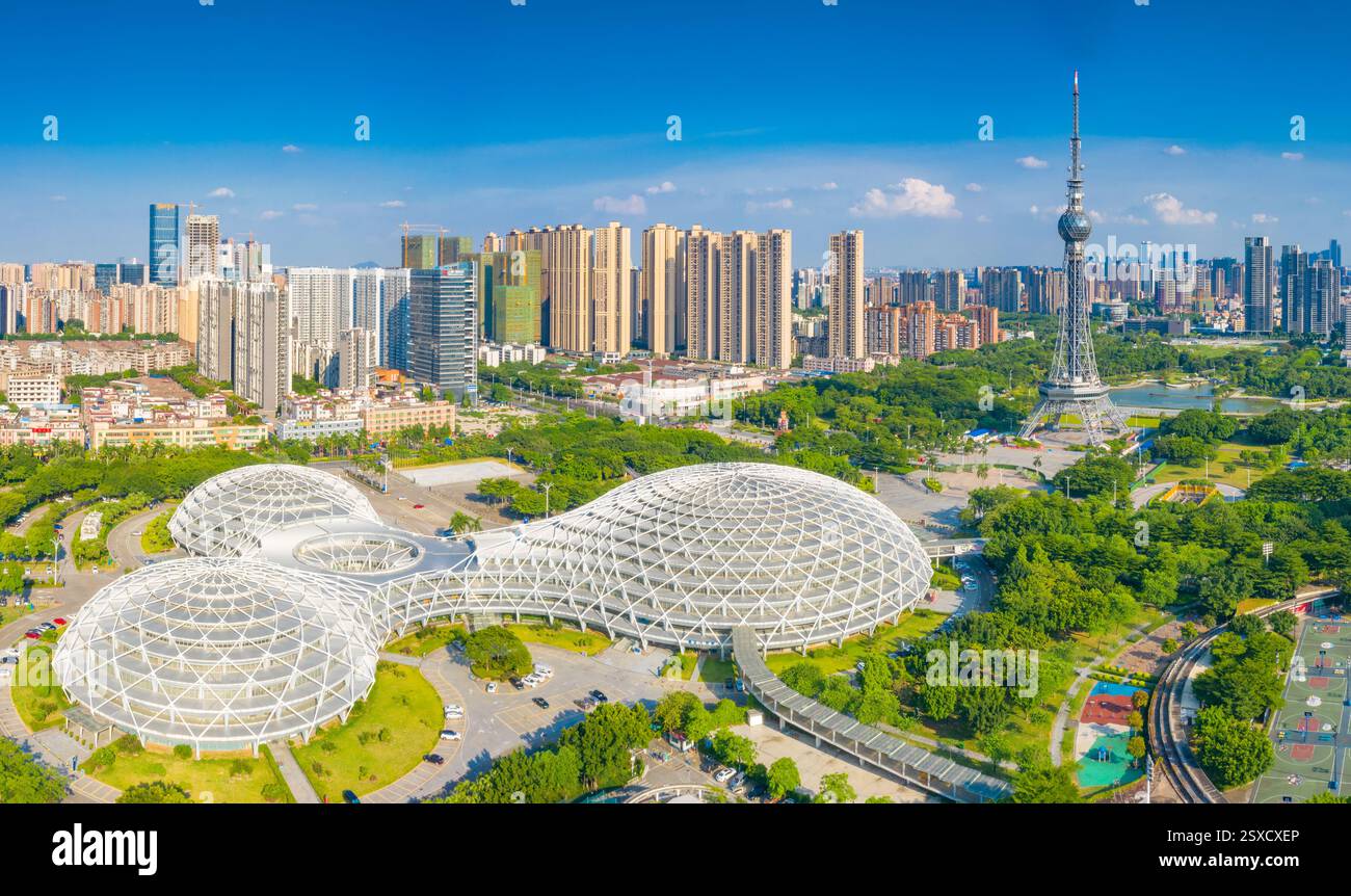 Aerial Scenery of Wenhua Park, Foshan City, Guangdong Province, China Stock Photo - Alamy