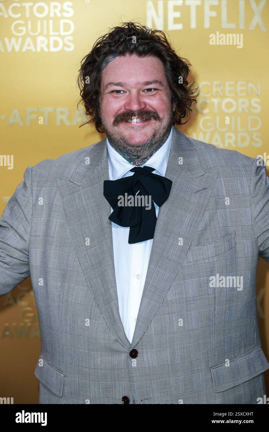 Los Angeles, USA. 23rd Feb, 2025. Matty Matheson walking on the red ...