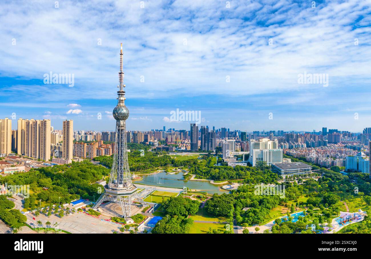 Aerial Scenery of Wenhua Park, Foshan City, Guangdong Province, China Stock Photo - Alamy