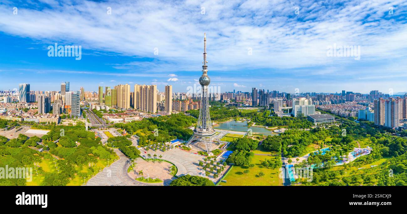 Aerial Scenery of Wenhua Park, Foshan City, Guangdong Province, China Stock Photo - Alamy