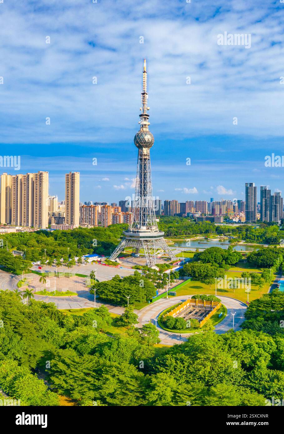 Aerial Scenery of Wenhua Park, Foshan City, Guangdong Province, China Stock Photo - Alamy