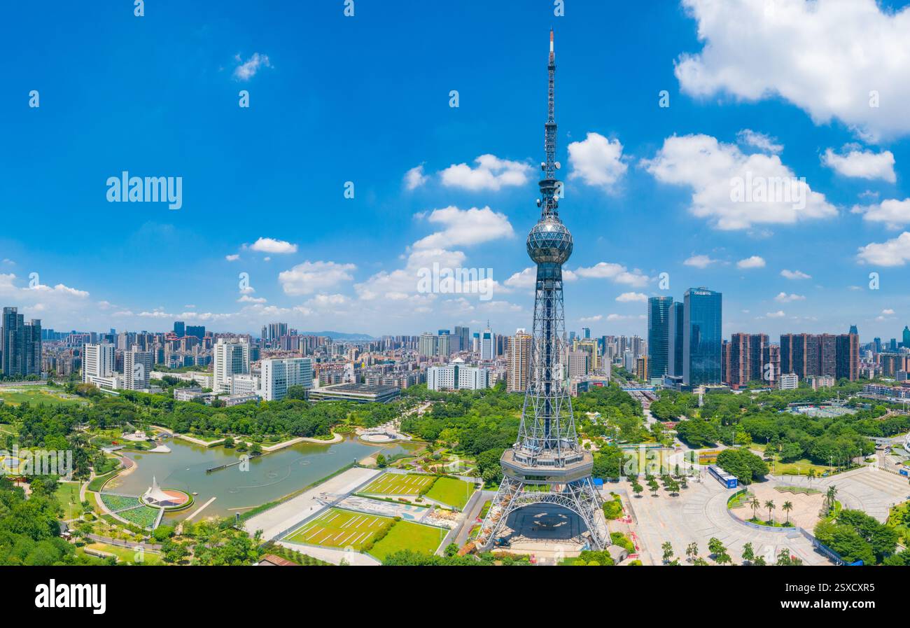 Aerial Scenery of Wenhua Park, Foshan City, Guangdong Province, China Stock Photo - Alamy