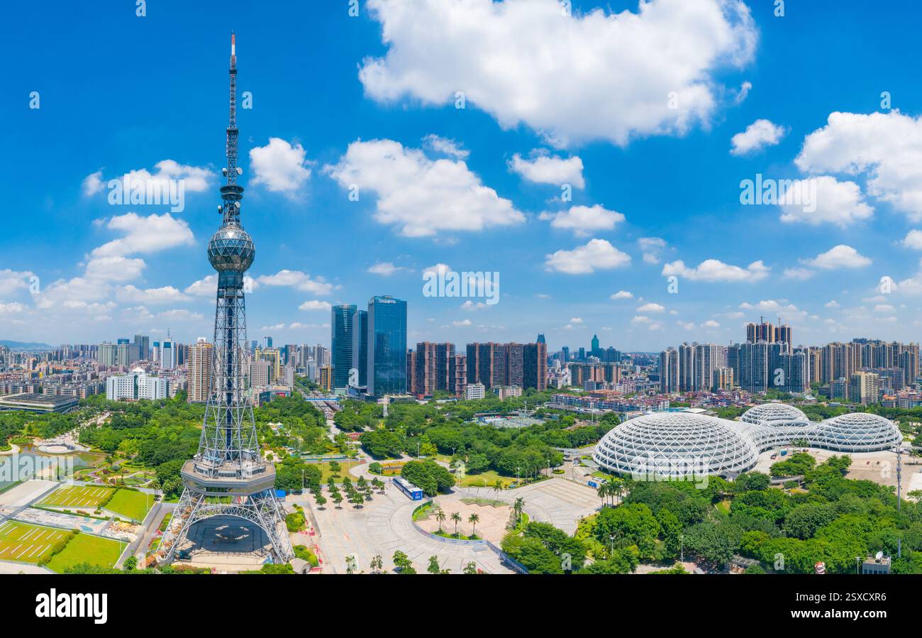 Aerial Scenery of Wenhua Park, Foshan City, Guangdong Province, China Stock Photo - Alamy