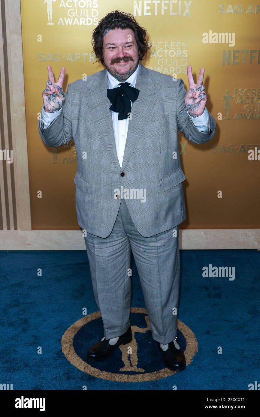 Los Angeles, USA. 23rd Feb, 2025. Matty Matheson walking on the red ...