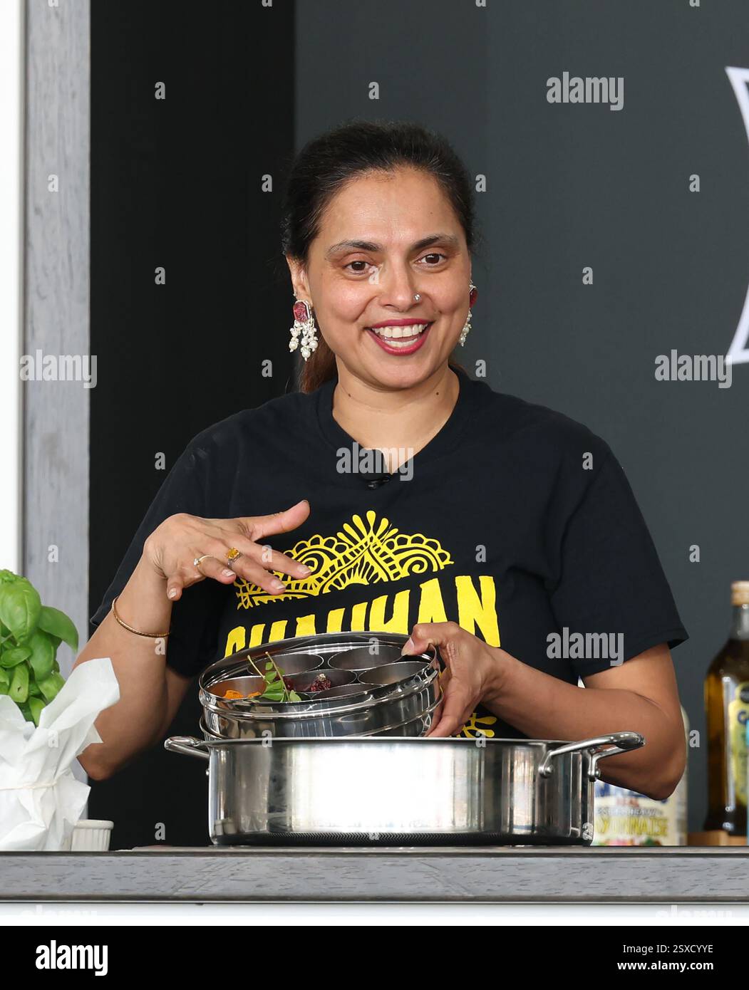 MIAMI BEACH, FL - FEBRUARY 23: Maneet Chauhan is seen during SOBEWFF ...