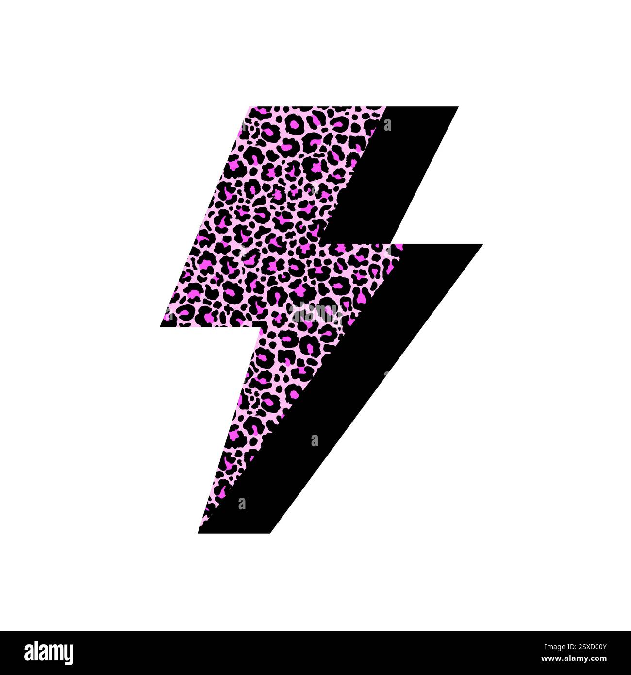 Lightning filled on leopard print Stock Vector Image & Art - Alamy