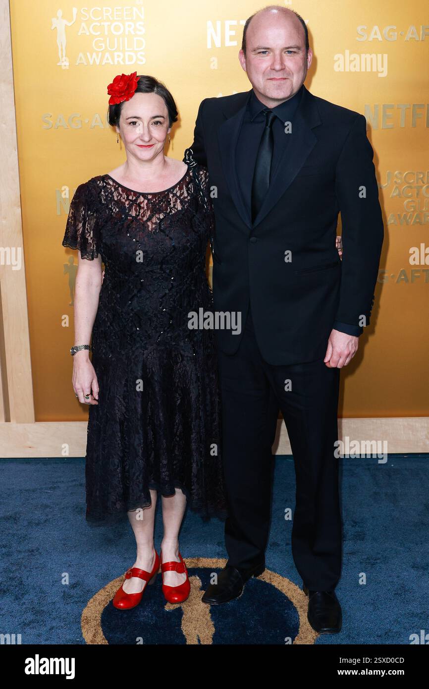 Pandora Colin and Rory Kinnear walking on the red carpet at the 31st ...