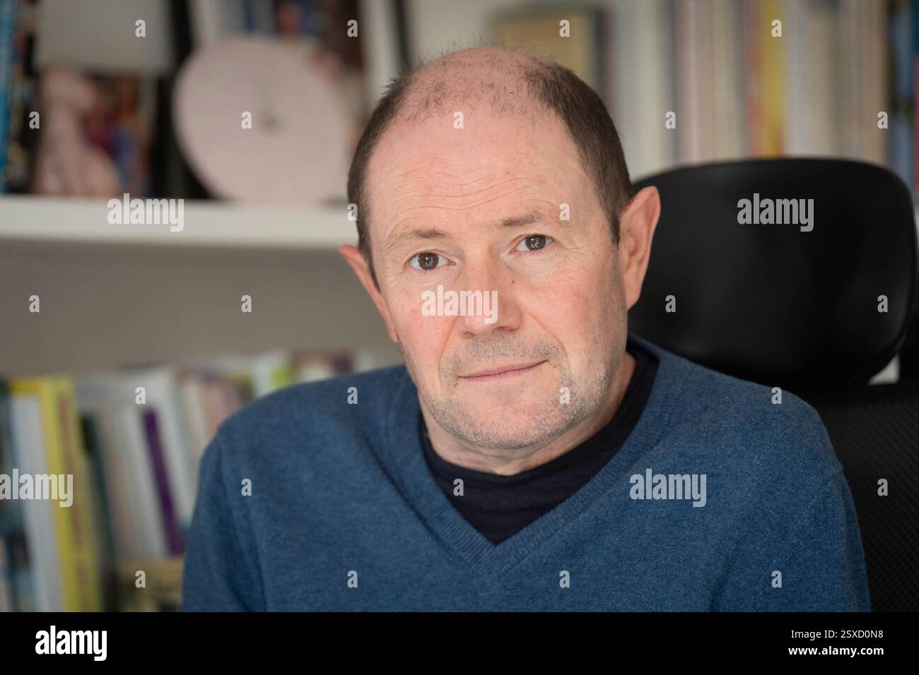 Phil Newby at his home in Rutland, East Midlands. Phil is living with ...
