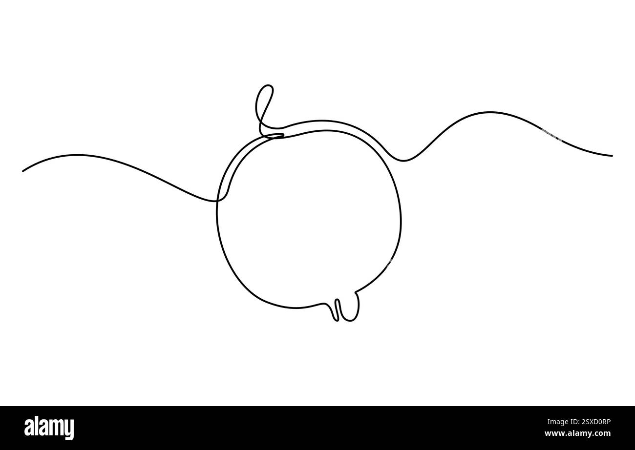 Single continuous line drawing whole and half sliced healthy organic ...