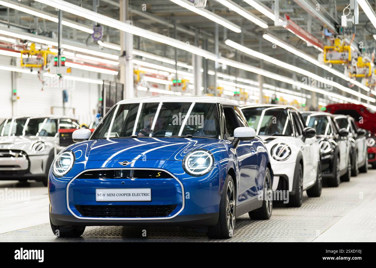 File photo dated 11/09/23 of the new Mini Cooper Electric on the ...