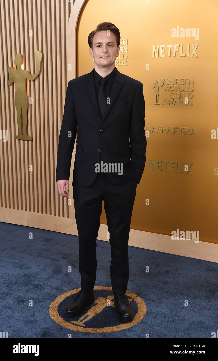 Los Angeles, USA. 23rd Feb, 2025. Joe Barnes arriving to the 31st ...