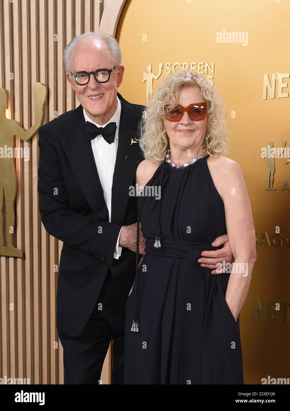 Los Angeles, USA. 23rd Feb, 2025. John Lithgow and Mary Yeager arriving ...